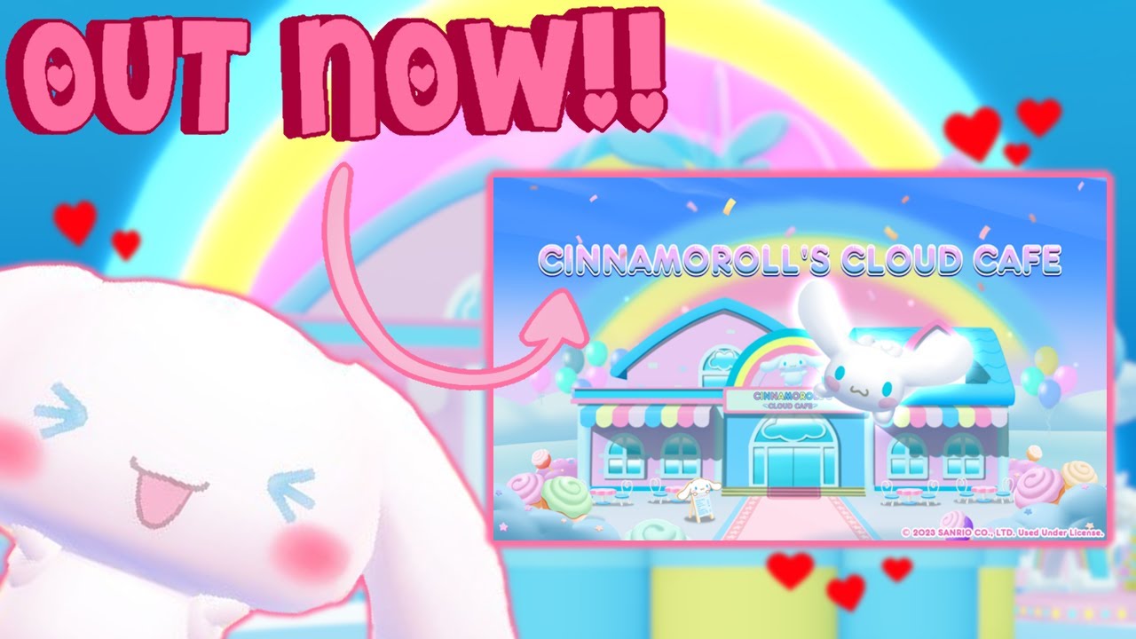 CINNAMOROLL'S CLOUD CAFE!! | Roblox My Hello Kitty Cafe | Riivv3r - YouTube