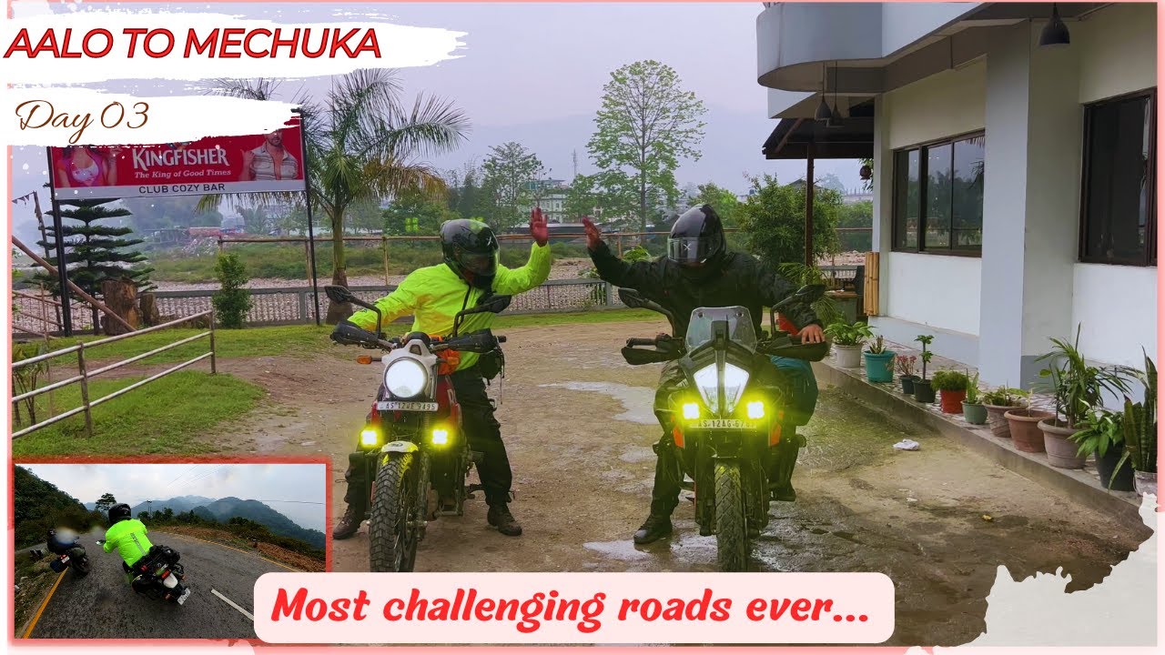 Duo Ride to Menchuka | Day 3 | Aalo to Mechuka - YouTube