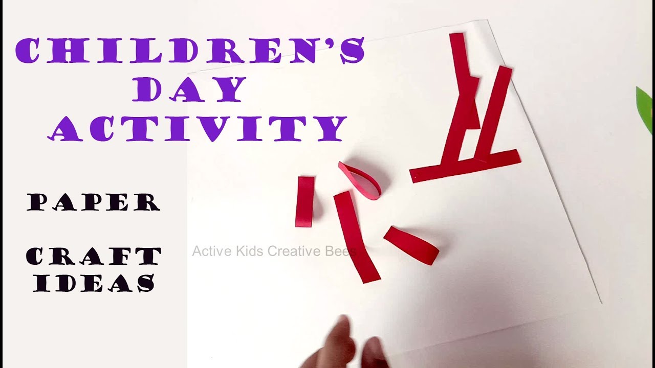 Fun Activity for Kids | Children's Day Activity | Paper Craft for Kids ...
