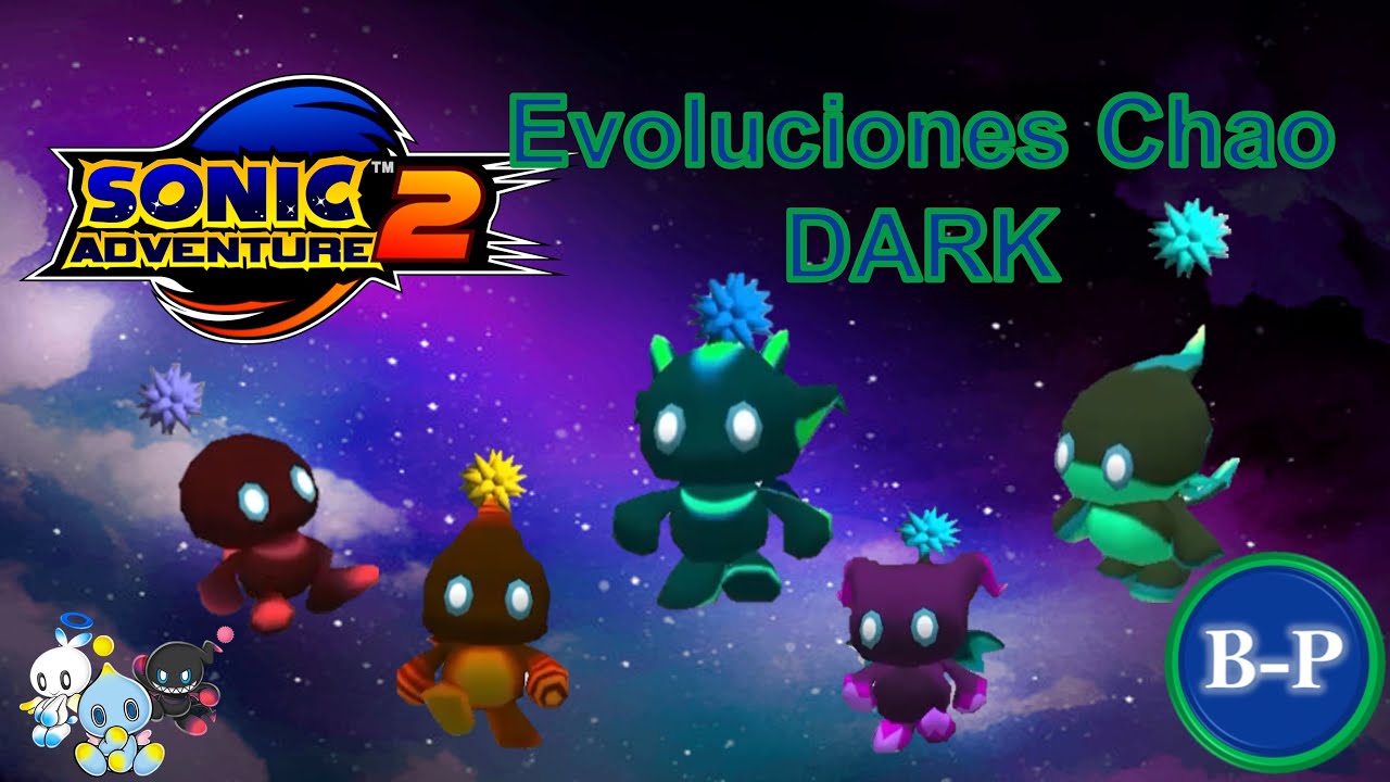 Evoluciones Chao - Todas las evoluciones Dark Chao - YouTube
