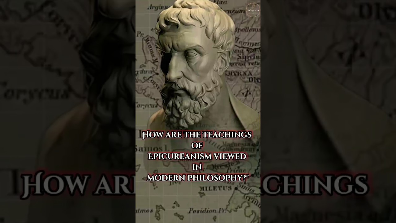 How are the teachings of Epicureanism viewed in modern philosophy?"# ...