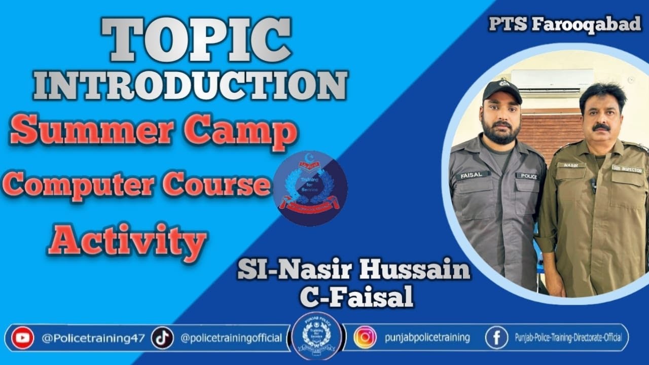 Summer camp computer activity - YouTube