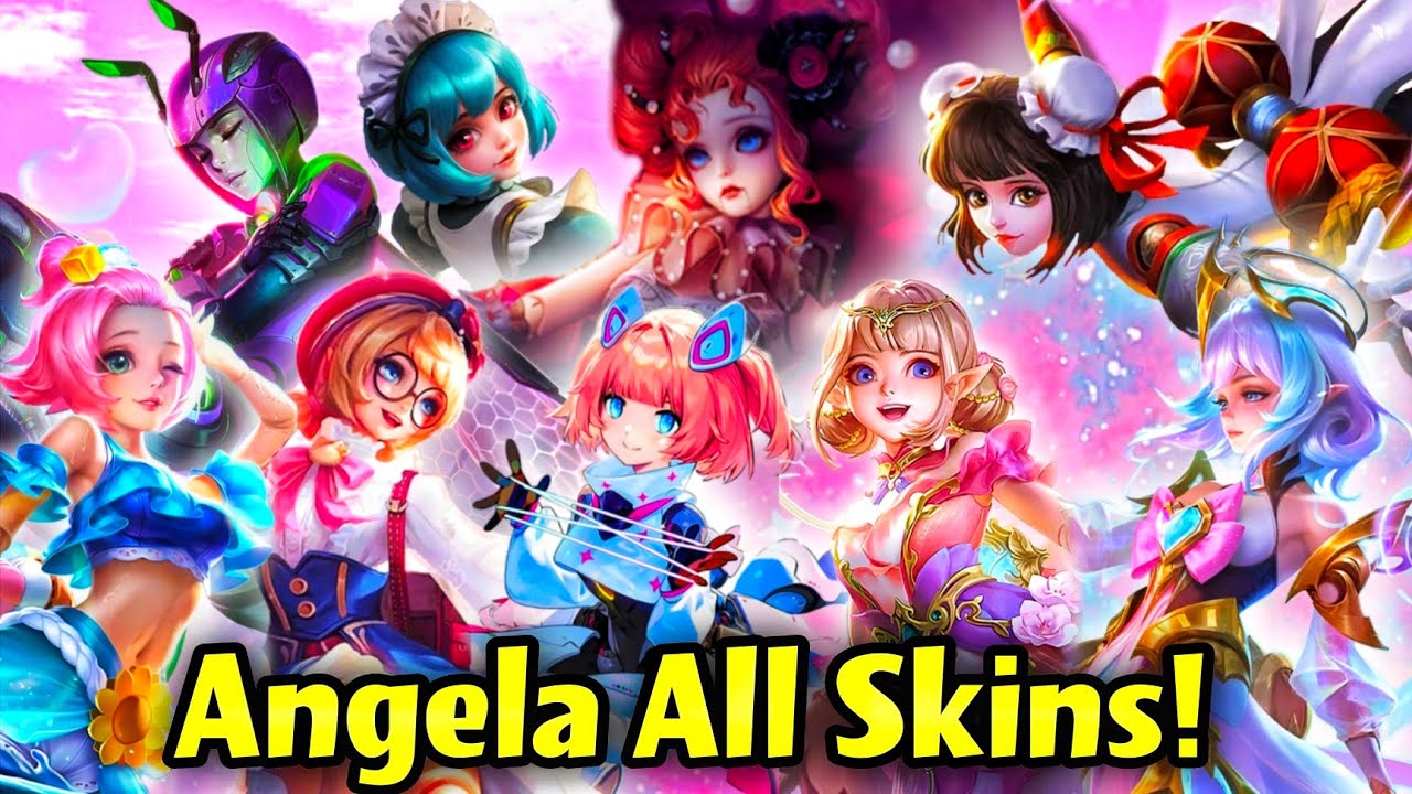 ANGELA ALL SKINS!🌈🍭 100K subs special ️ Kaira Channel🌸 - YouTube