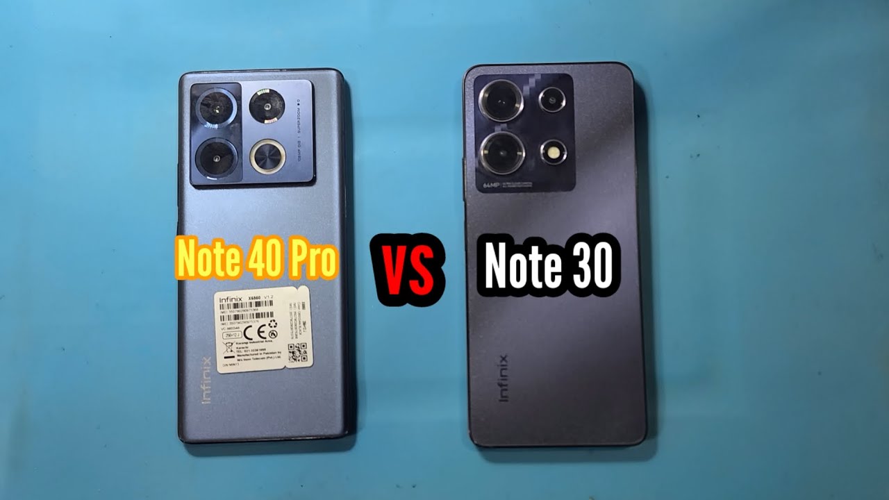 infinix note 40 pro vs infinix note 30 speed test - YouTube