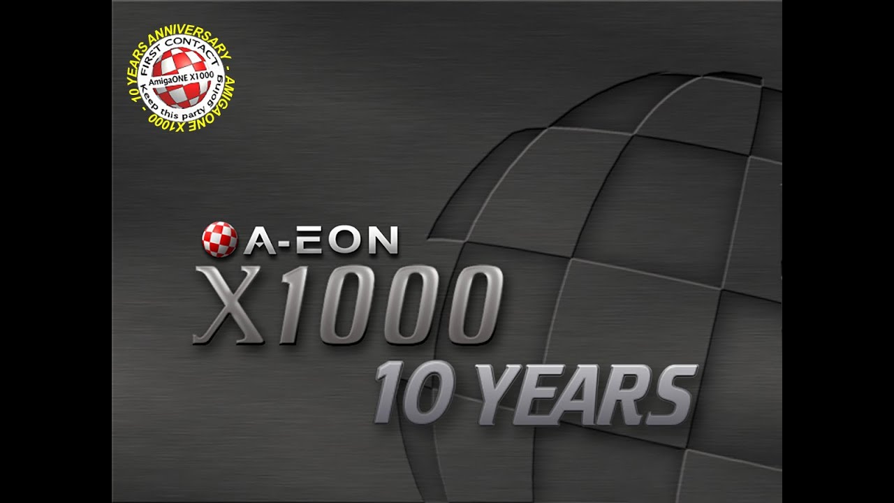 AmigaONE X1000 - Ten Years Anniversary - YouTube