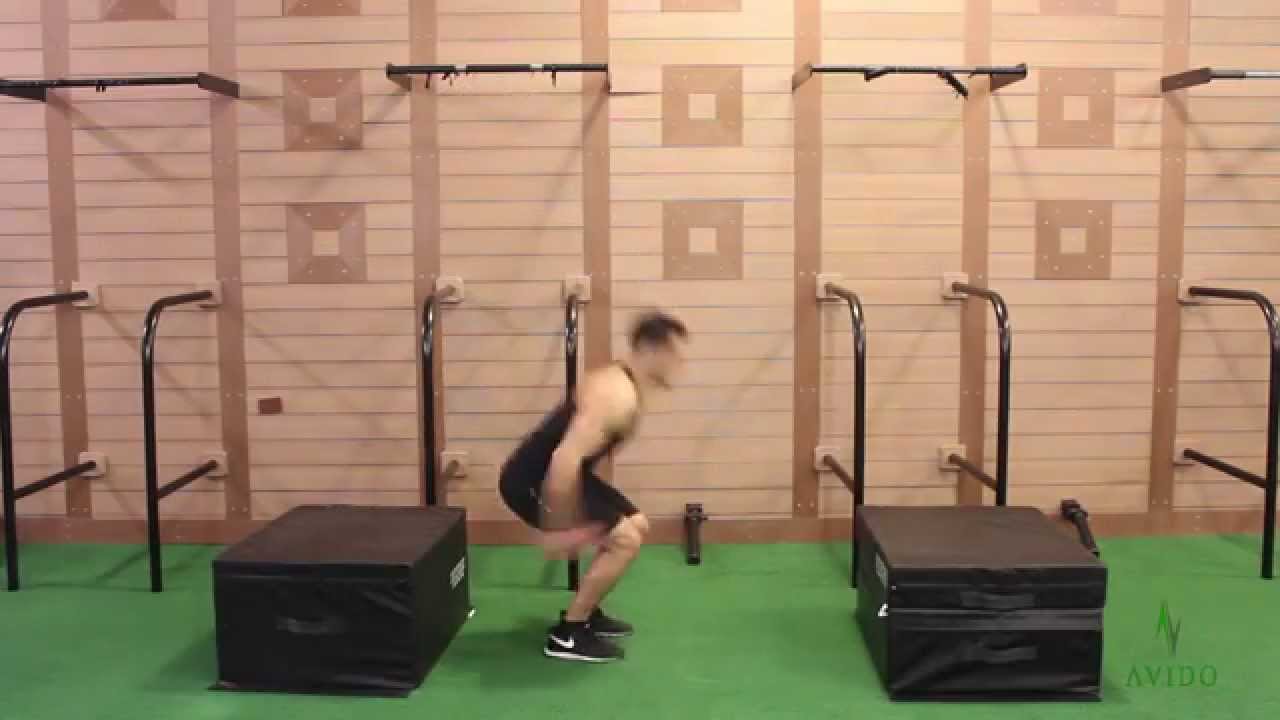 Depth Jump to 2nd Box - YouTube