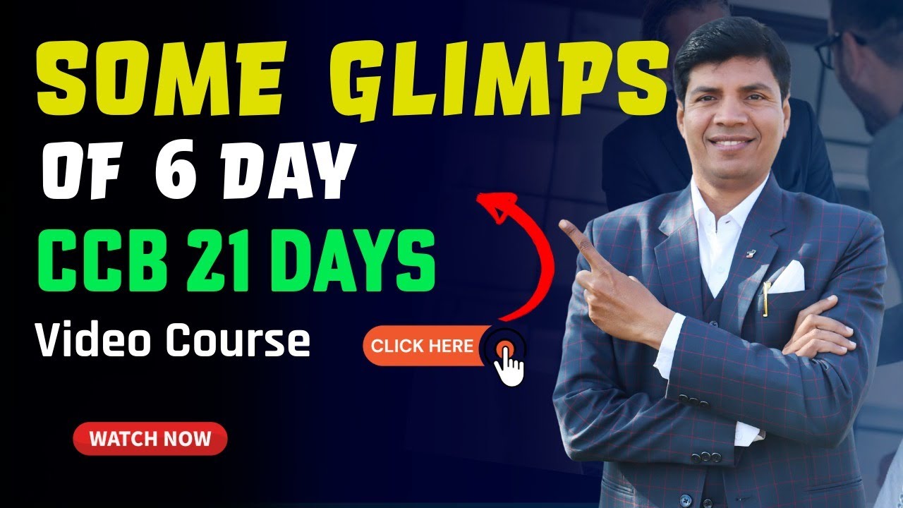 CCB Course Day 6 Overcoming Stage Fear Glimpse Confident Communication ...