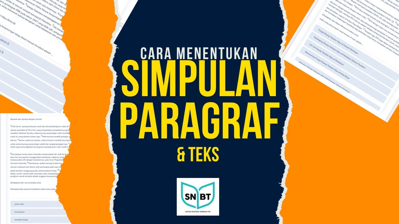 Simpulan - LITERASI BAHASA INDONESIA & PBM SNBT 2024 - YouTube