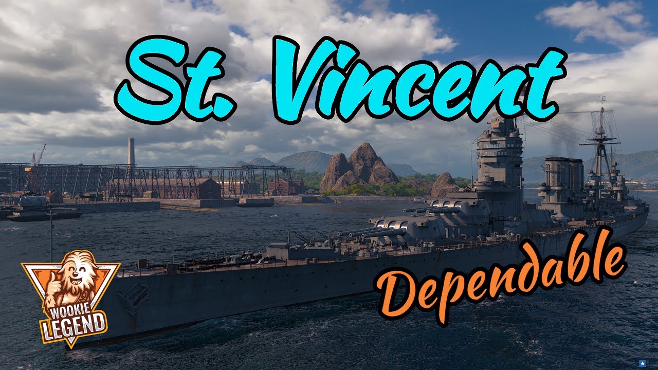 World of Warships | St. Vincent Dependable | Wookie Legend - YouTube