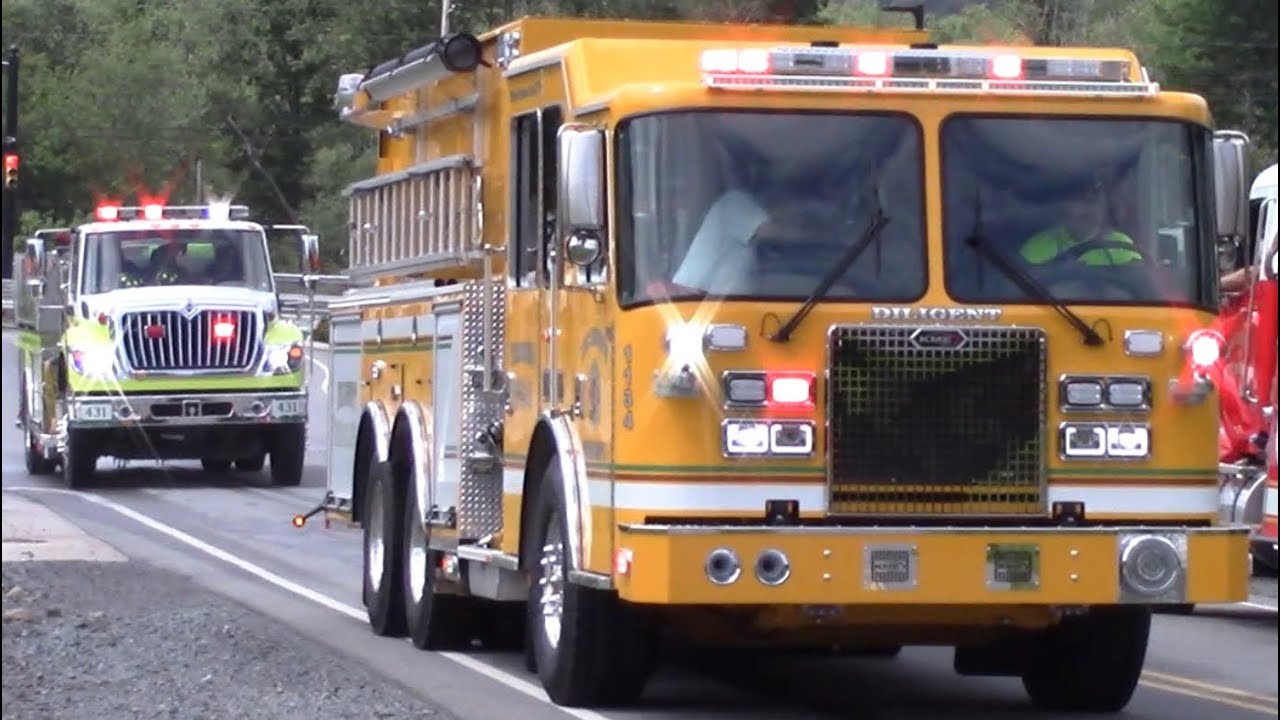 Jim Thorpe Fire Department *BRAND NEW* Tanker 1134 & Franklin Township ...
