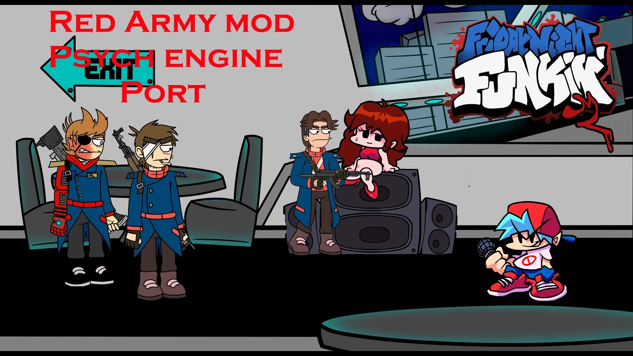 Red Army Mod psych engine port l Cutscenes l Little clip - YouTube