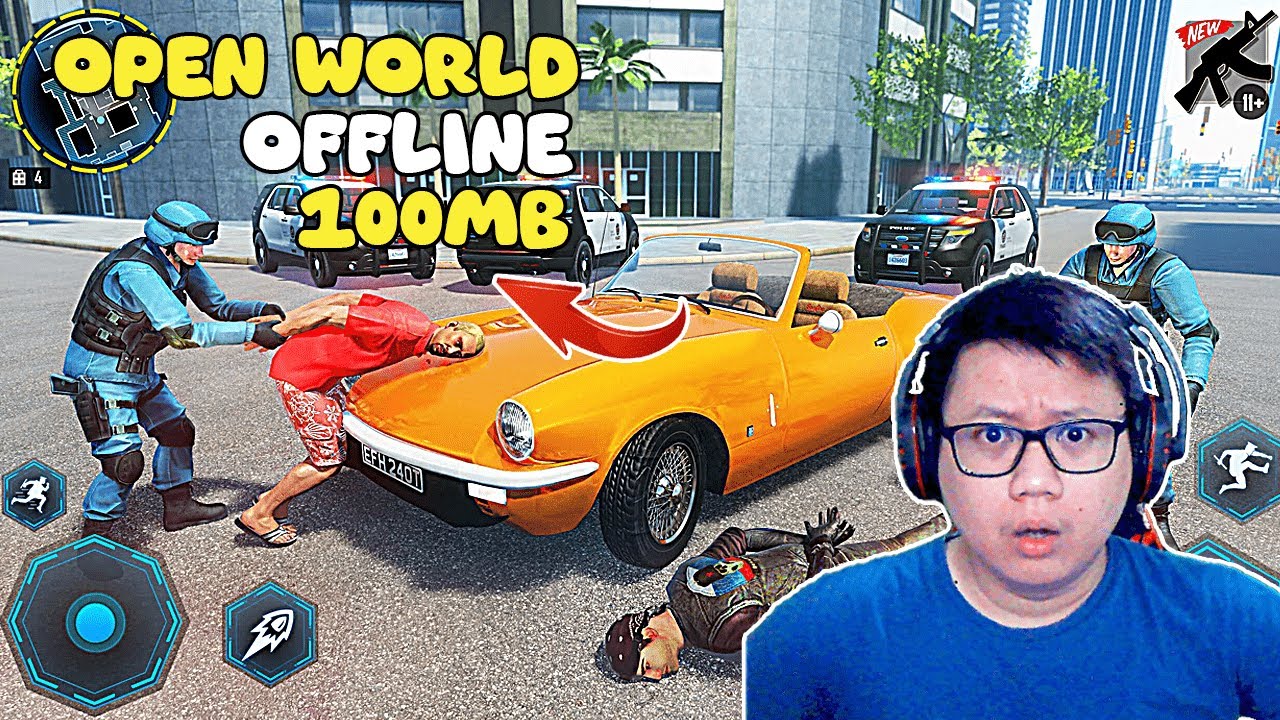 GAME POLISI DI ANDROID OPEN WORLD OFFLINE UKURAN KECIL CUMA 100MB ...