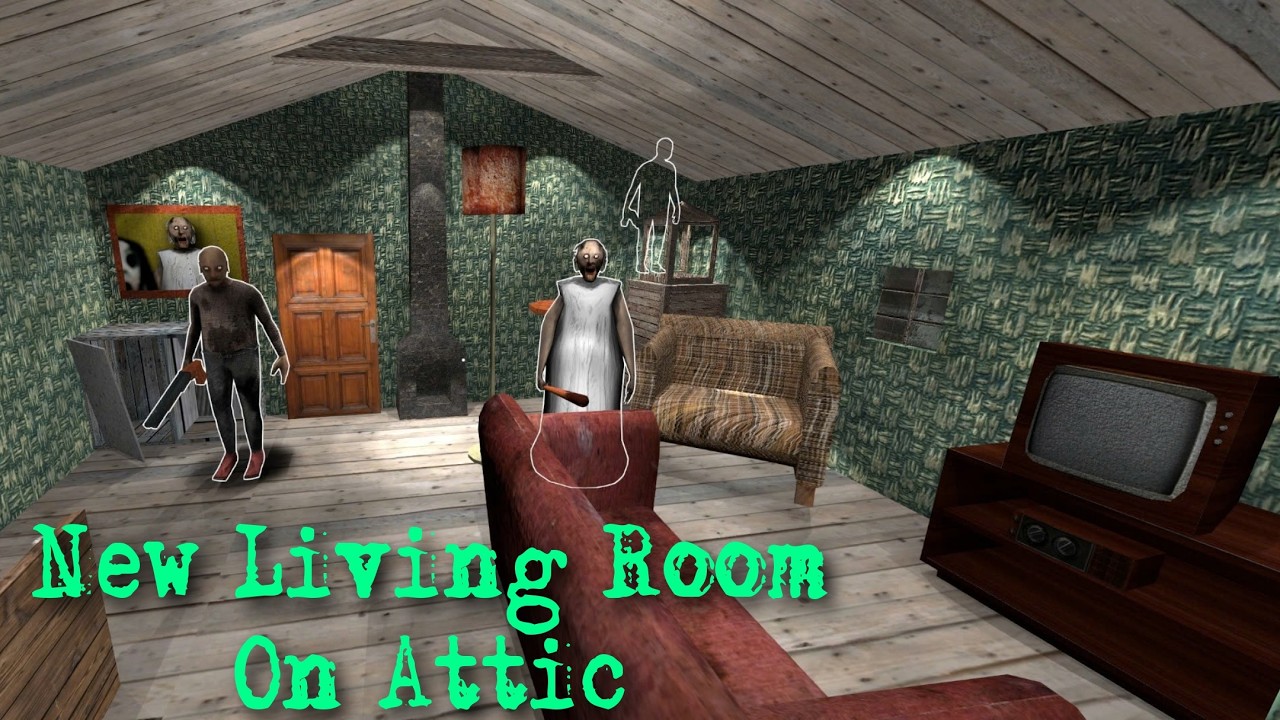 Granny Recaptured (PC) - The Living Room On Attic - YouTube