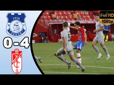 FK Teuta Durres vs Granada 0-4 Europa League Qualification Round All ...