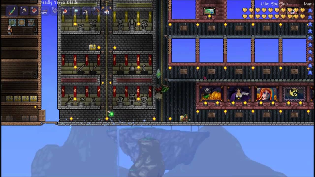Terraria LP episode 27 Showcase Expansion & Crimson Key - YouTube