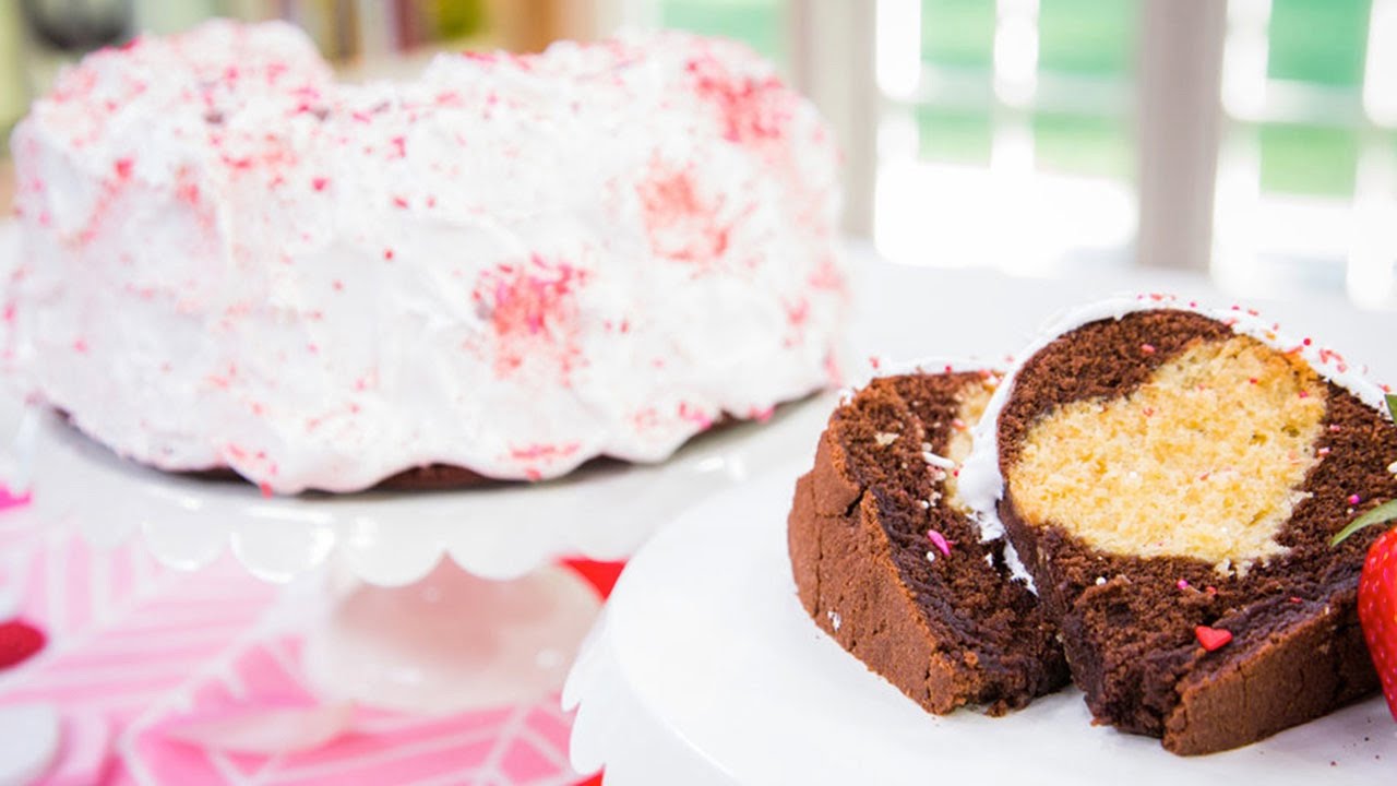 How to Make a Hidden Heart Cake with Cristina Ferrare - YouTube