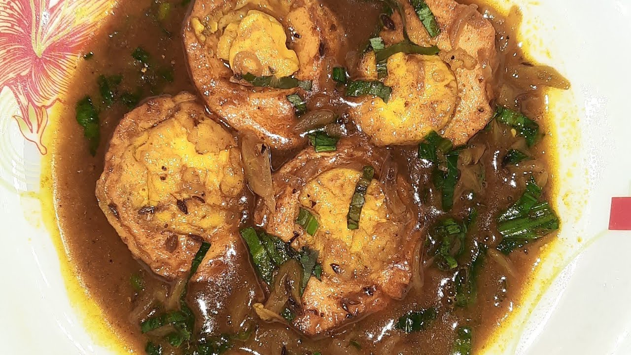 ডিম কারি রেসিপি।dim curry recipe/bengali egg curry recipe/dimer jhol ...