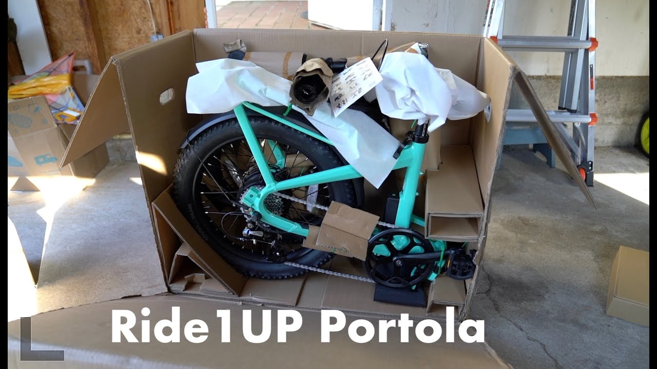 Ride1UP Portola Folding E-Bike Unboxing - YouTube