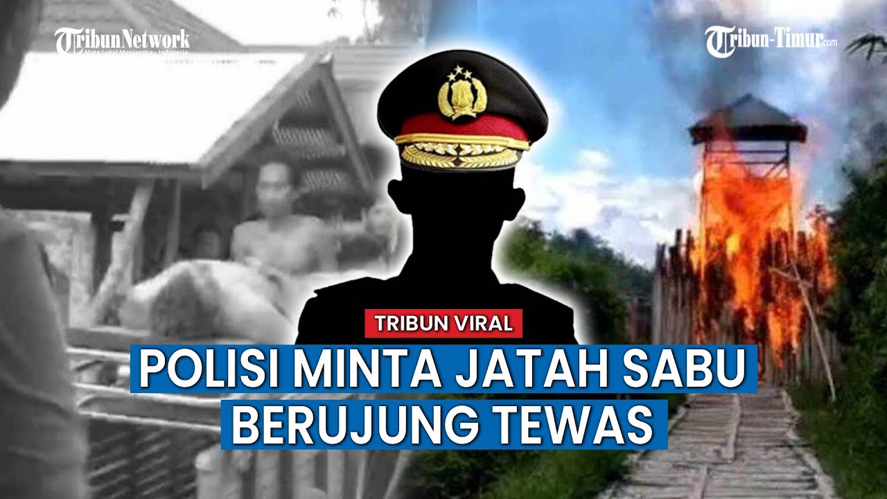 Datang Minta Jatah Sabu dan Uang di Kampung Ponton, Aipda Andre ...