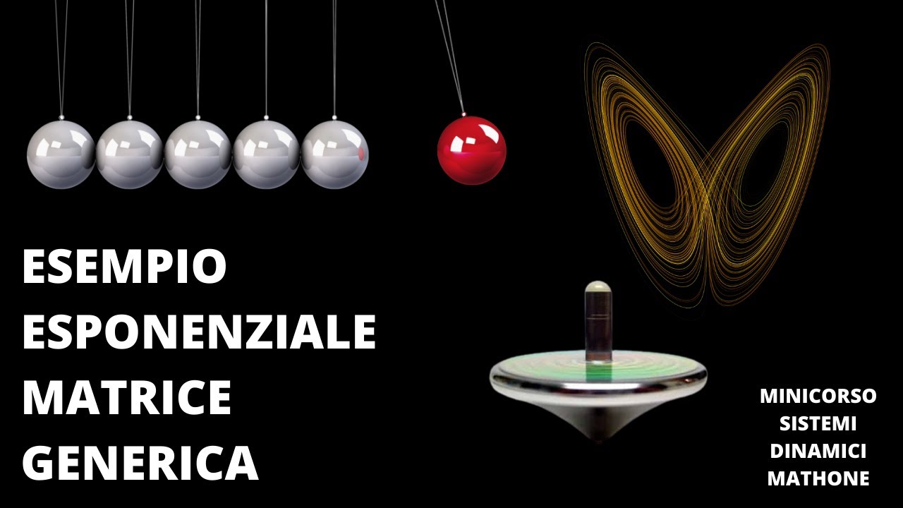 Esempio esponenziale di una matrice generica - Lezione 19 MCSD - YouTube