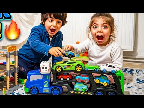 Duru ve ev arkadaşı için araba siparişleri geliyor!! Otoparka park ediyorlar 