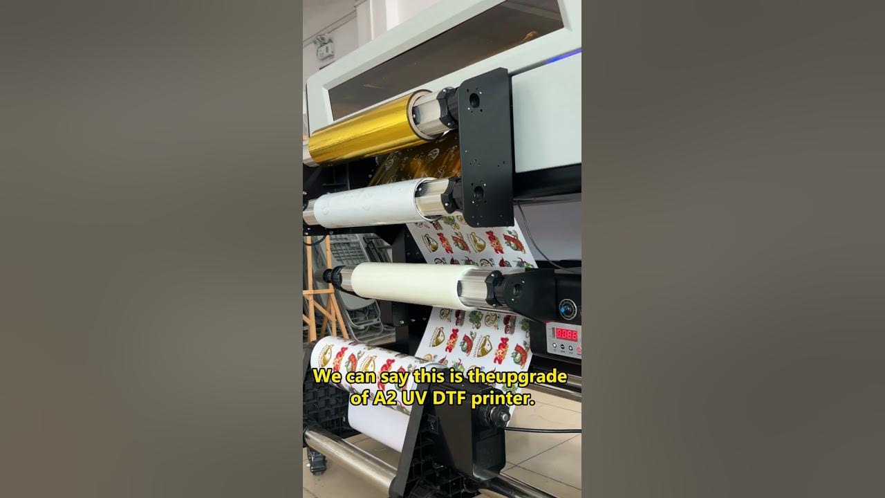 UV printer dtf A2 size, four Epson nozzles, automatic cleaning, speed 3.5 ㎡/h, printing width 42 ...