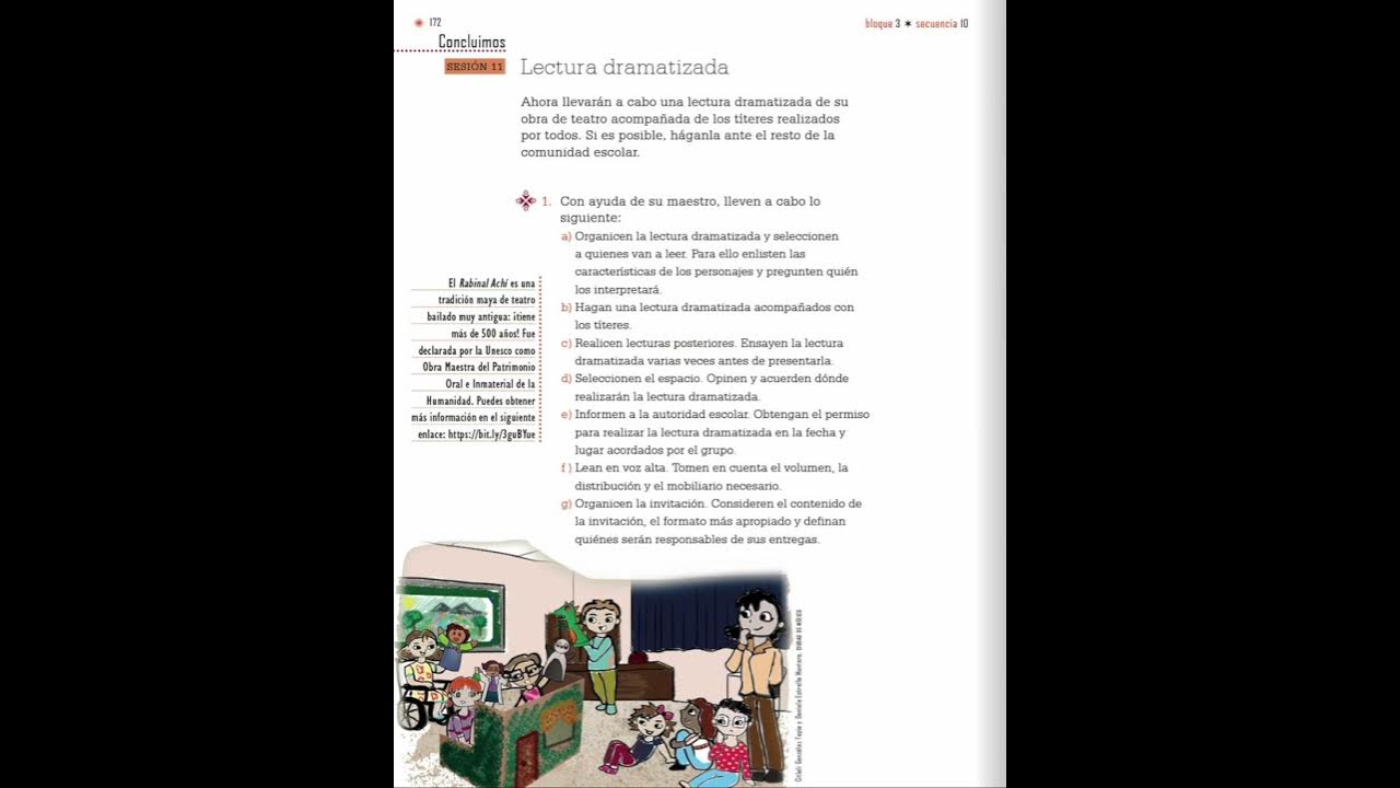 Lectura dramatizada, tercer grado primaria, lengua materna, sesion 11 ...
