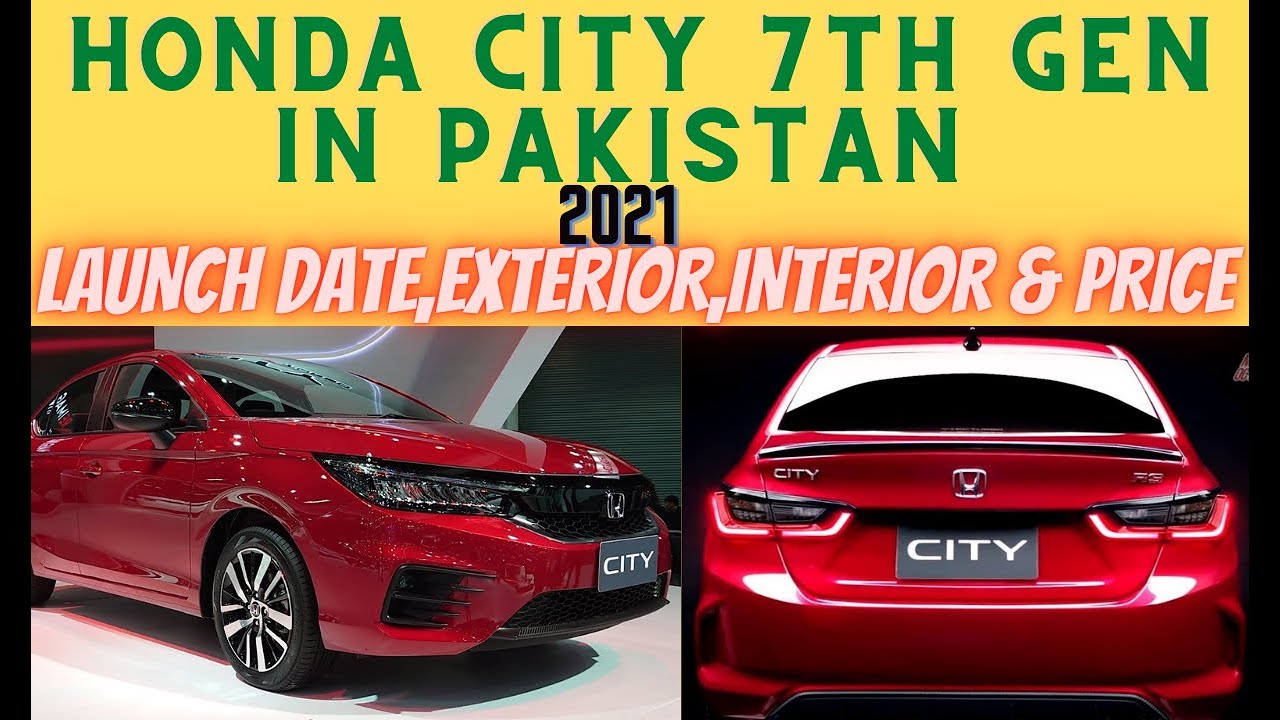 Honda City 7th Generation 2021 in Pakistan | Launch date,exterior ...