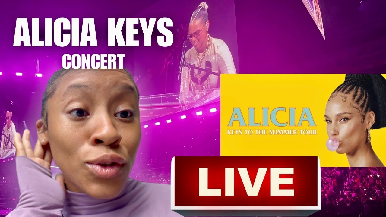 Keys To The Summer Tour | Alicia Keys Concert | Bethesda Vlog - YouTube