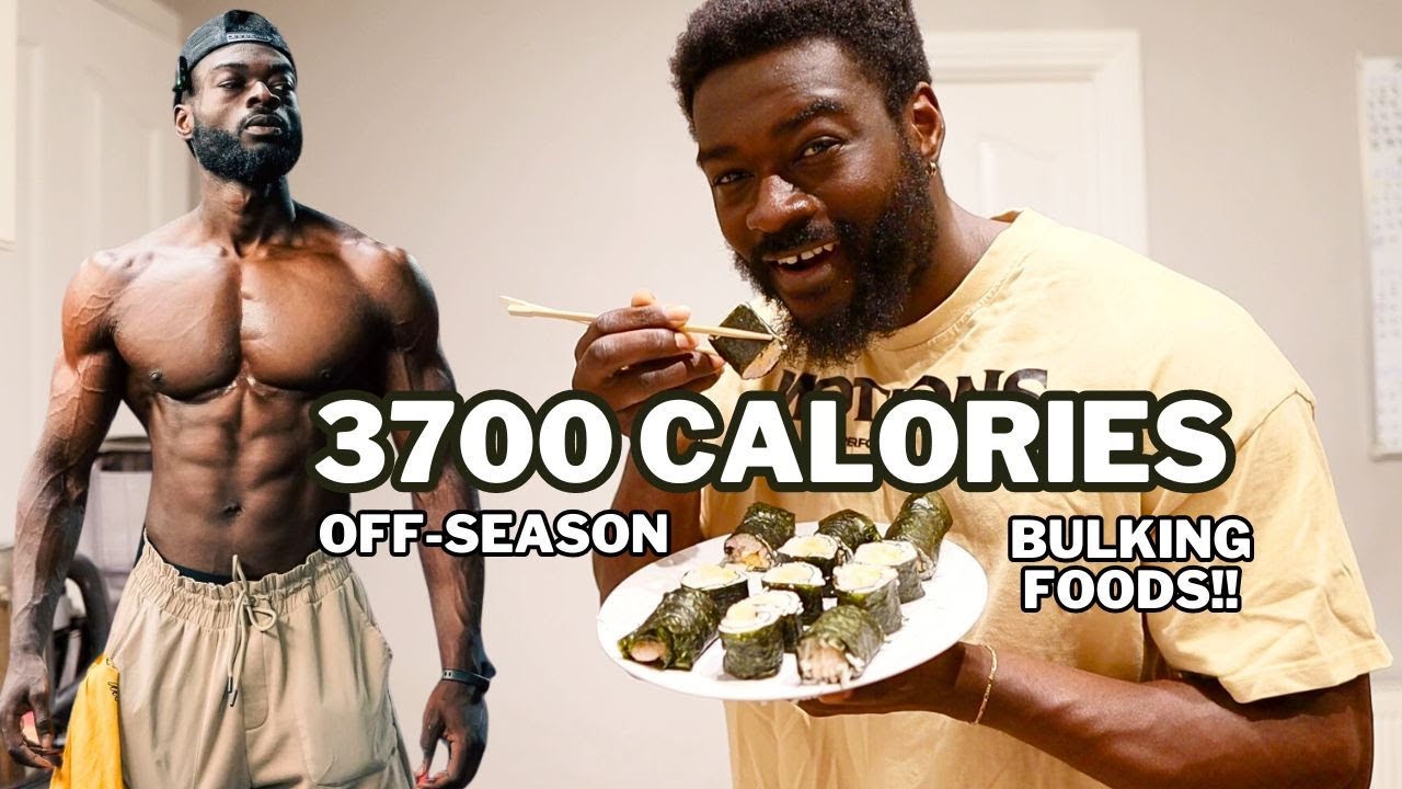 3700 CALORIE FULL DAY OF EATING | OFF-SEASON BULKING FOODS | ROAD TO ...