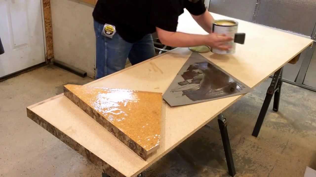 Shop built Formica Countertops ( How To ) - YouTube
