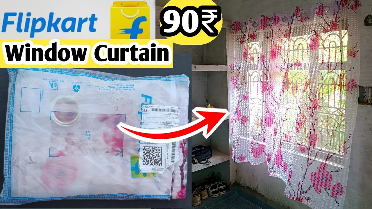 Windows Curtain unboxing 90₹ #unboxing - YouTube