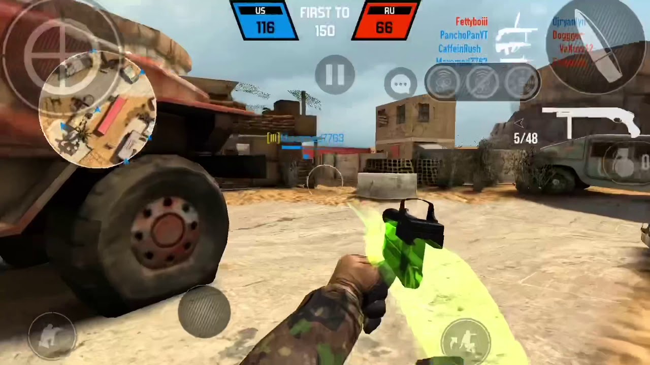 EL MEJOR JUGADOR CON LA SHORTY SG - BULLET FORCE - YouTube