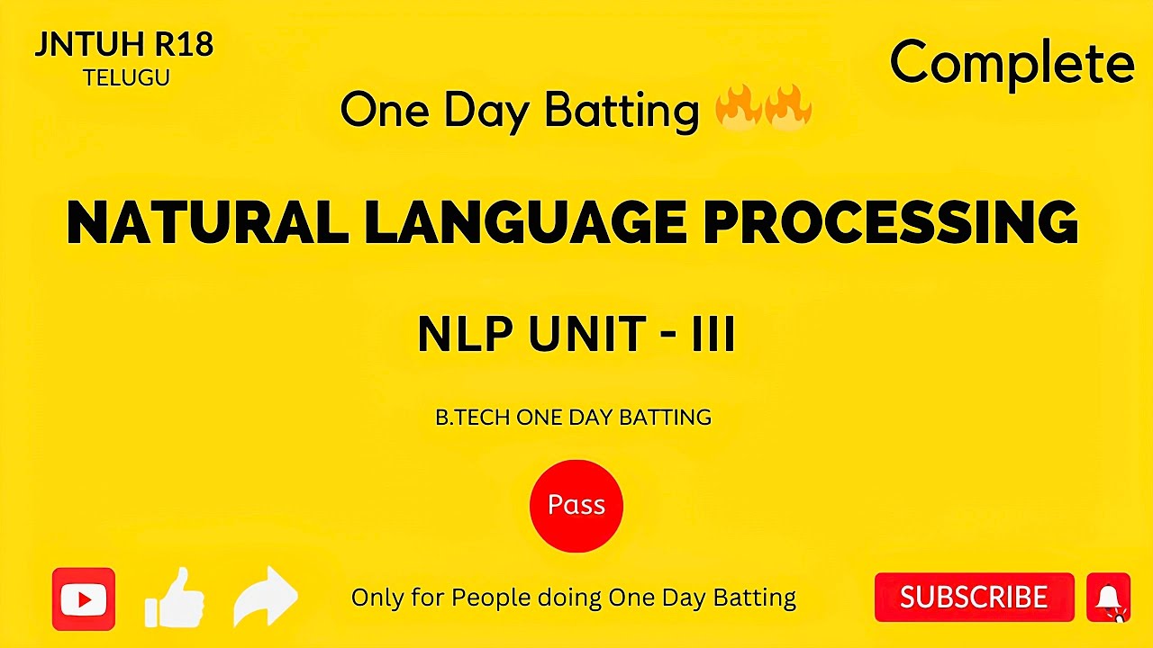 Nlp Unit 3semantic Parsing And Interpretationsystem Paradigmsword Sense Systemsjntuh R18