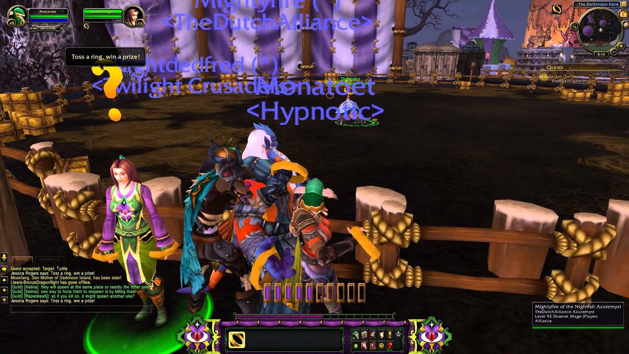 Darkmoon faire, Achievement Triumphant Turtle Tossing - YouTube