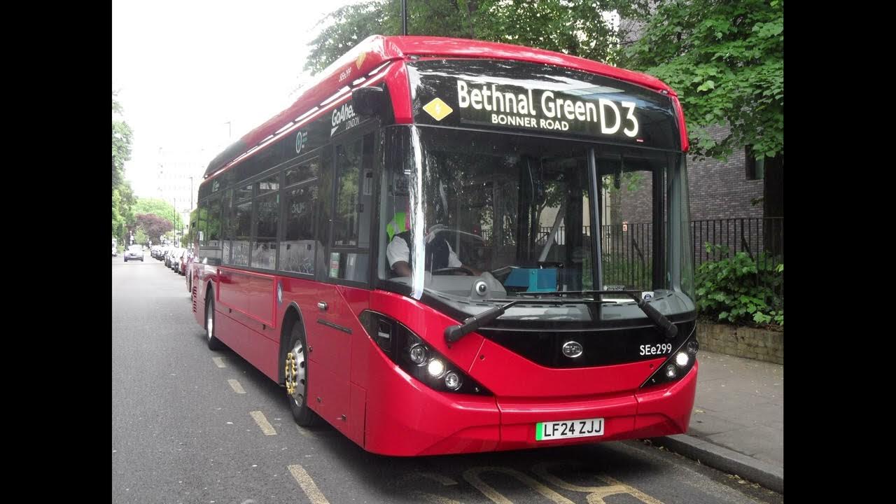 Brand NEW Enviro 200 MMC BYD EV Go Ahead London (NEW Logo) SEe299 LF24ZJJ Short Ride on a D3 ...