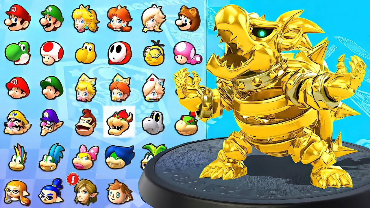 Mario Kart 8 Duluxe - Dry Bowser Gold (Golden Dash Cup) The Best Racing ...