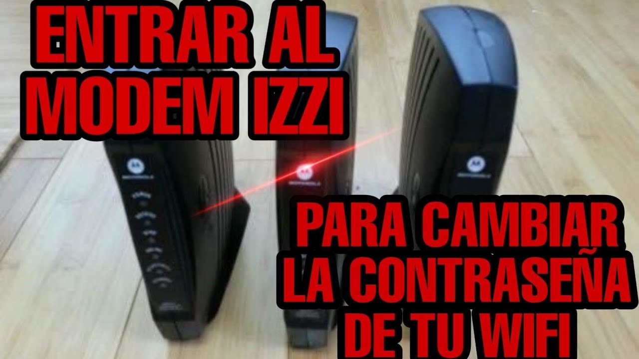 COMO CAMBIAR LA CONTRASEÑA EN MODEM IZZI technicolor - YouTube
