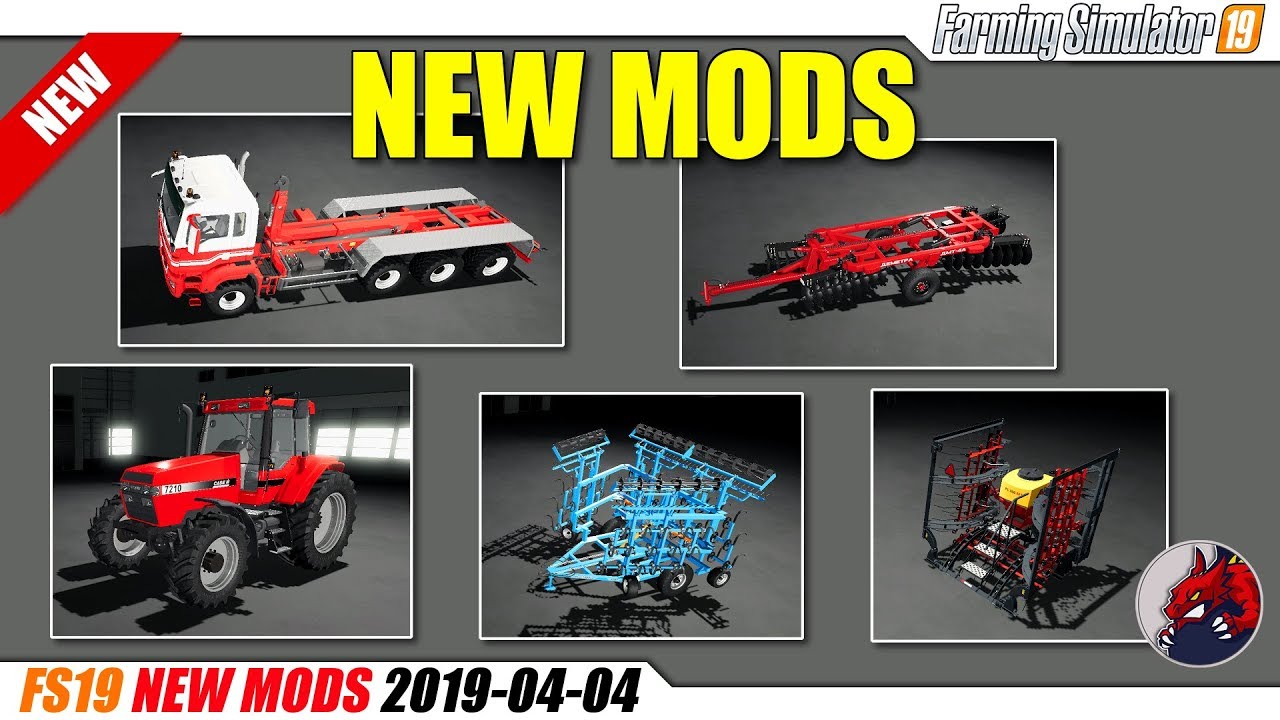 FS19 | New Mods (2019-04-04) - review - YouTube