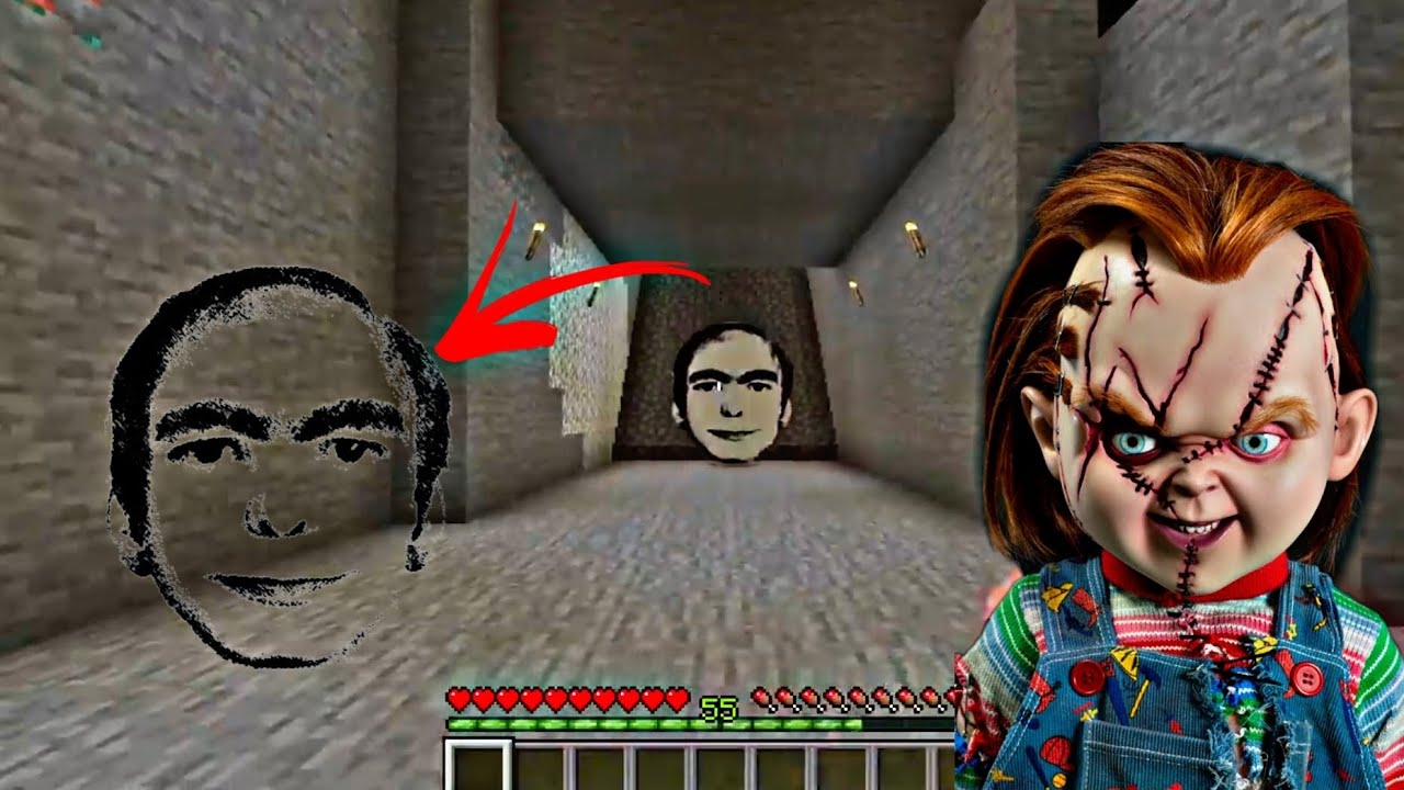 We found Scary Dream Man in our Minecraft World!!!! - YouTube