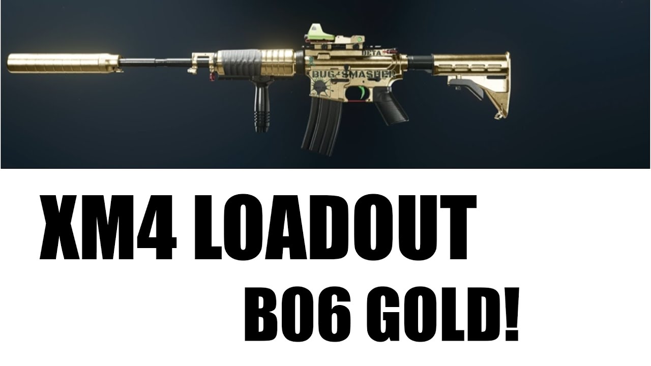 B06 XM4 GOLD! LOADOUT !!! - YouTube