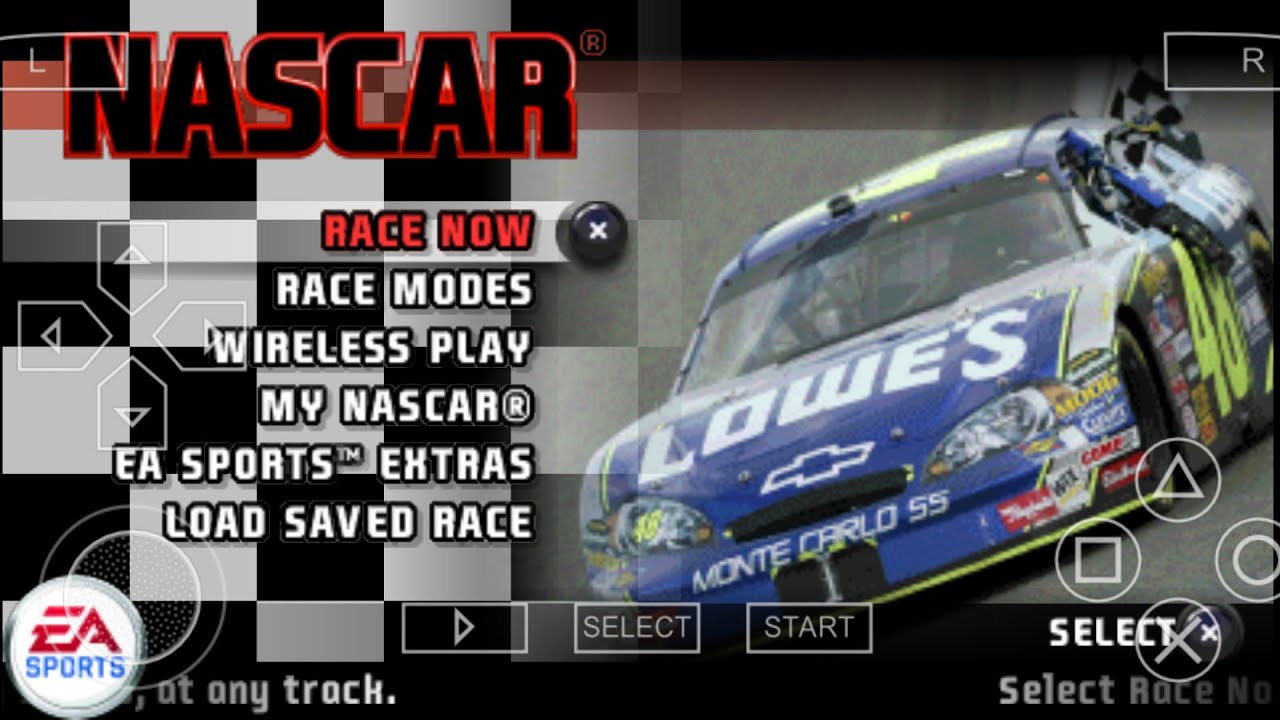 Nascar 07 PPSSPP Melhor Nascar PR Celular!! Gameplay de Cup séries no ...
