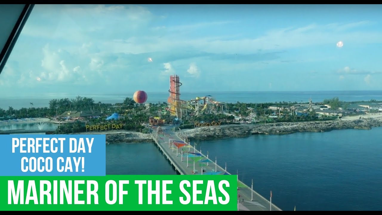 Arriving in Perfect Day Coco Cay - Mariner of the Seas Ep. 10 - YouTube