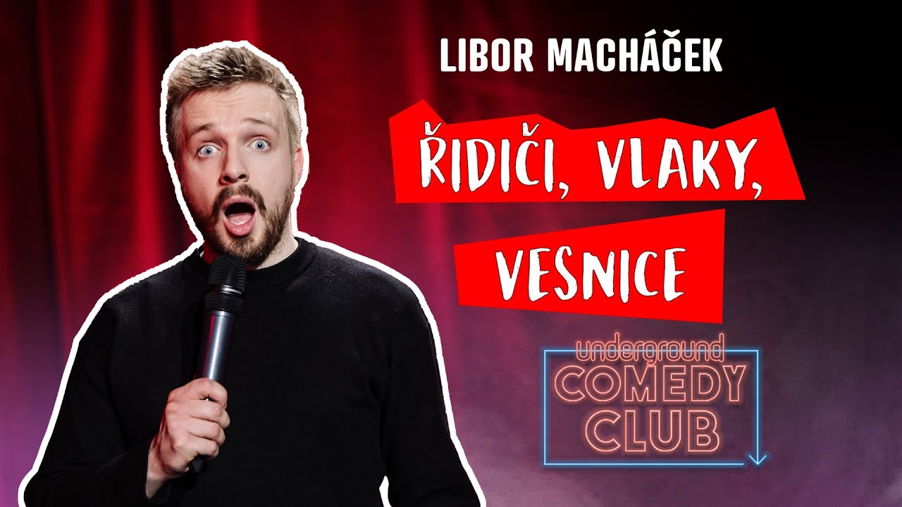 LIBOR MACHÁČEK - řidiči, vlaky, vesnice (stand up) - YouTube