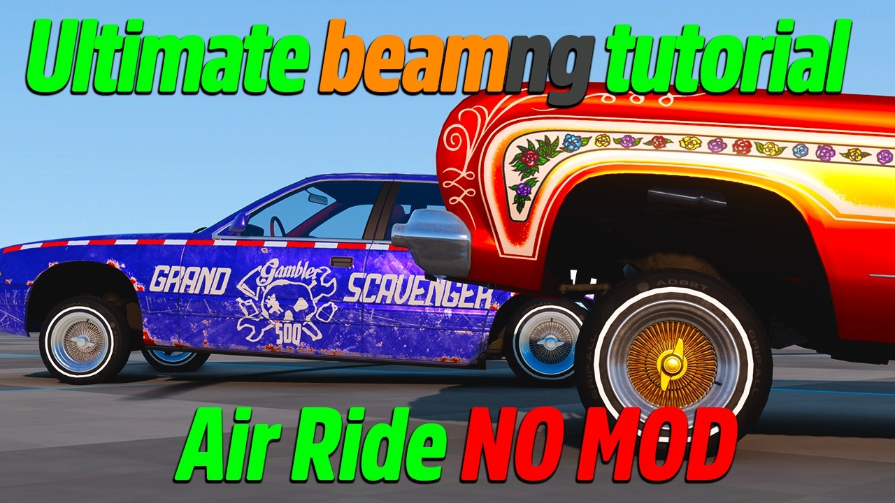 🎮 How to Install AIR RIDE SUSPENSION in BeamNG.drive 🚗💨 - Make Cars ...