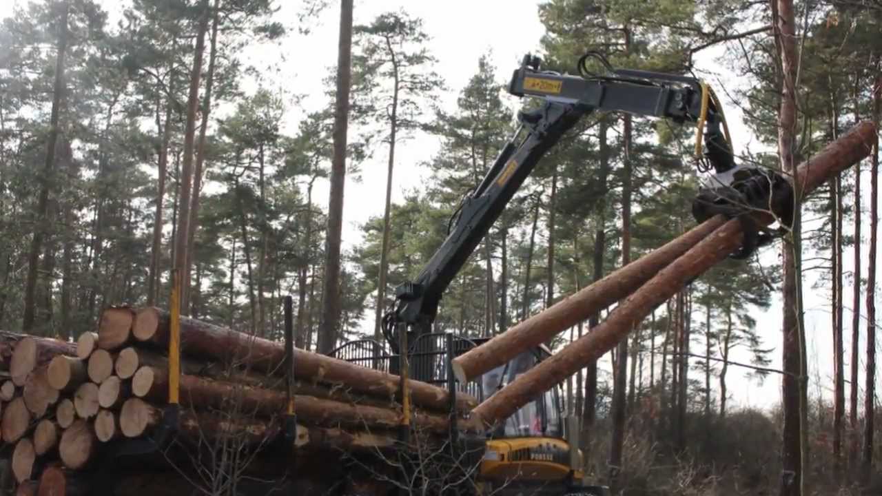 Ponsse Wisent Forwarder - YouTube