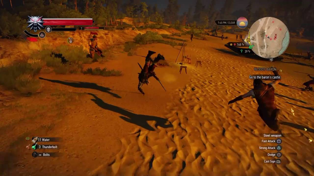 Witcher 3 - walking bug - YouTube