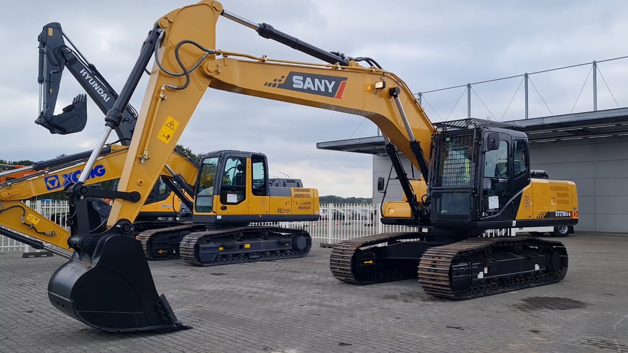 70145085 Sany SY210 - YouTube