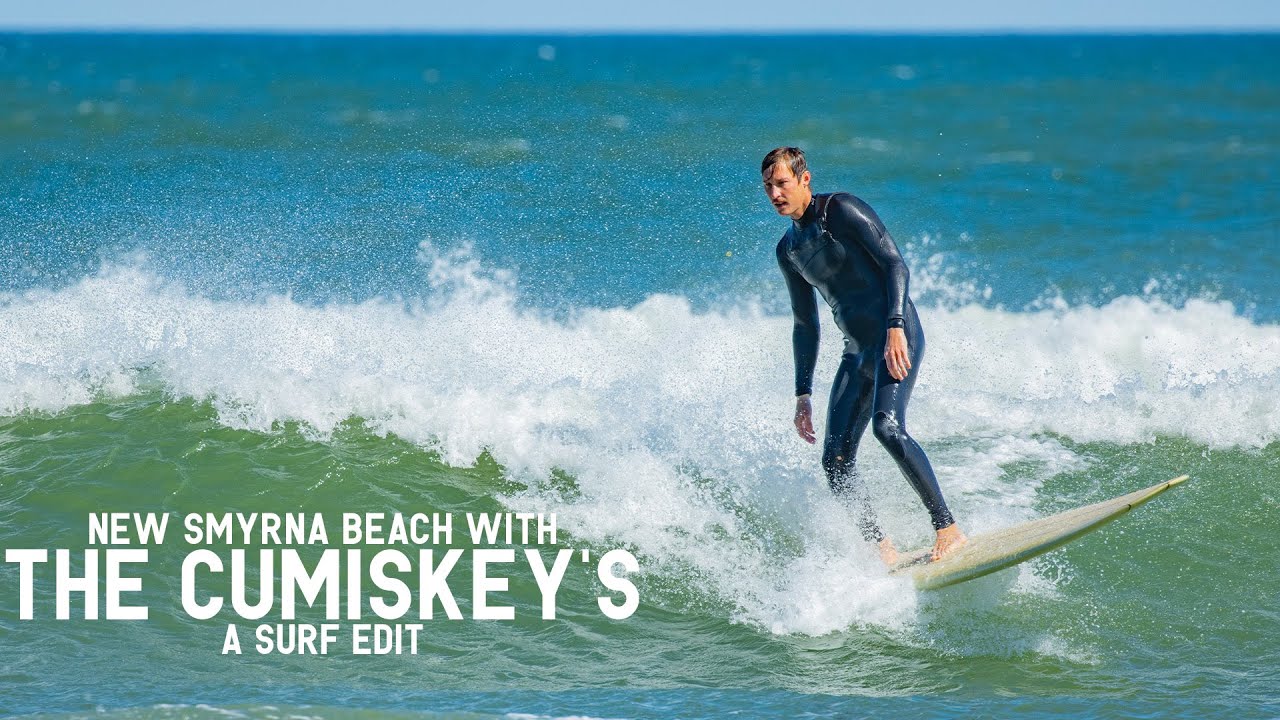 Surfing New Smyrna Beach, FL with Jimmy and Sam Cumiskey - YouTube