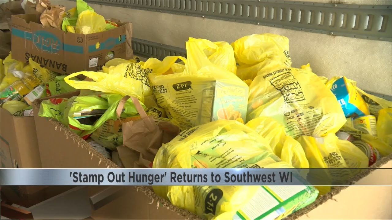 Second Harvest Food Bank hosts 'Stamp Out Hunger' drive - YouTube